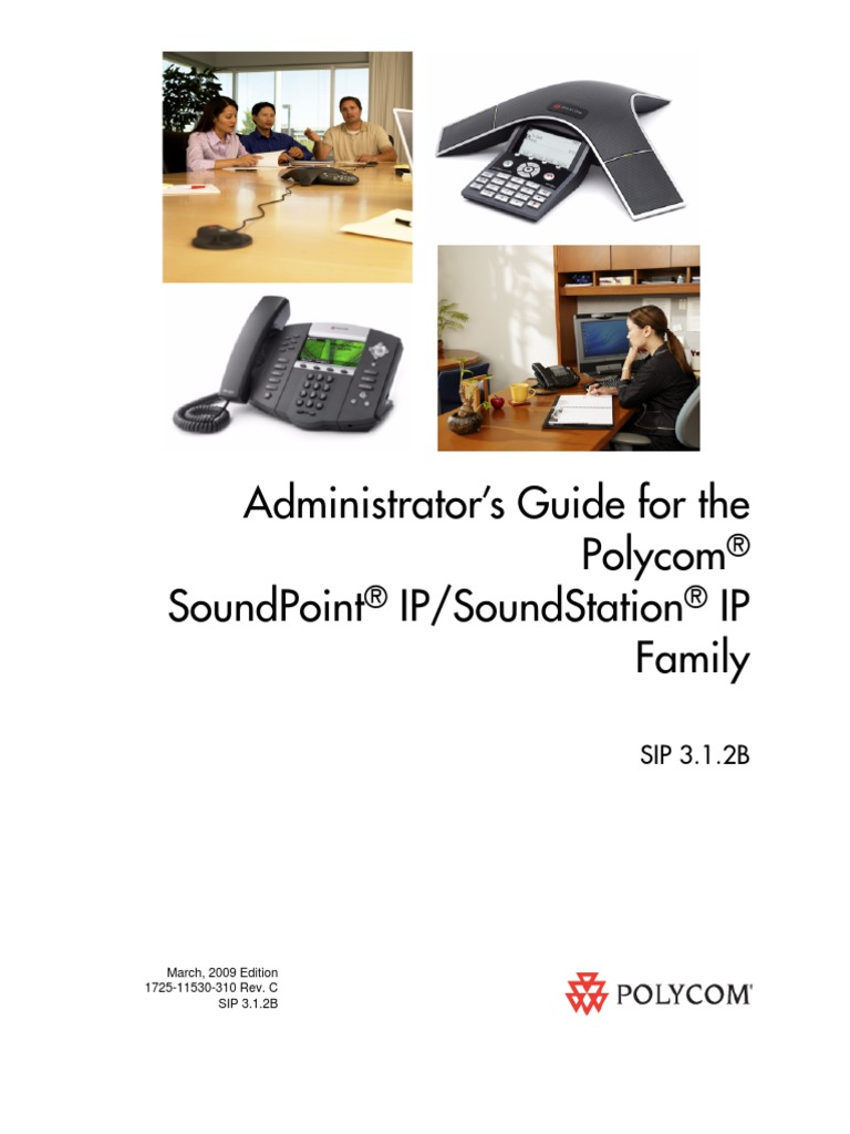 Audioconferencing Polycom Soundstation Soundpoint Administrators Guide | PDF | Session ...