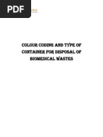 Healthcare Waste Container Color Coding, Labeling and Signing | PDF