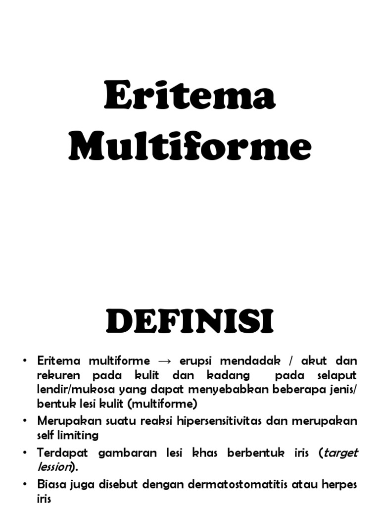 Eritema Multiforme | PDF