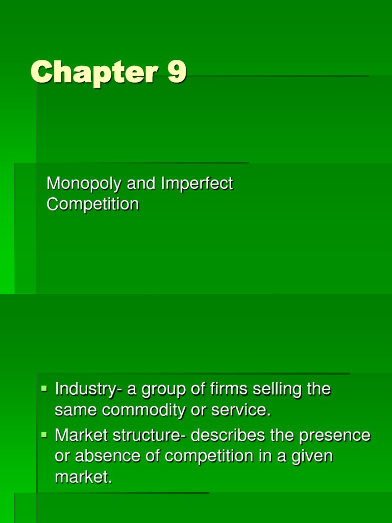 Monopoly & Imperfect Competition | Monopoly | Profit (Economics)