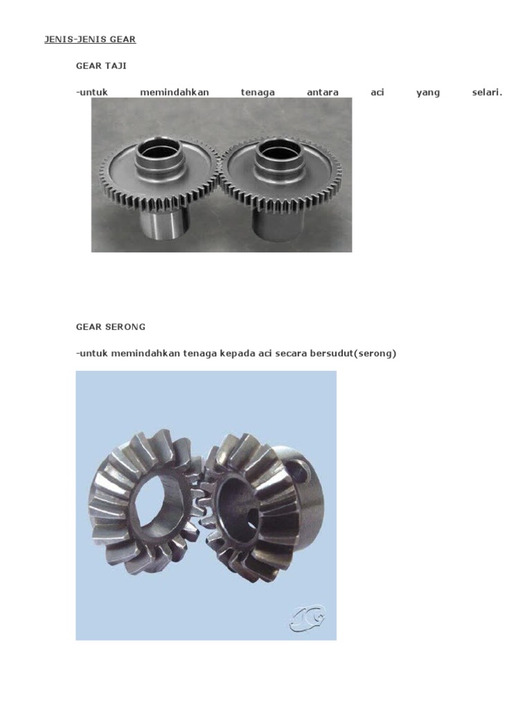 Jenis Jenis Gear | PDF