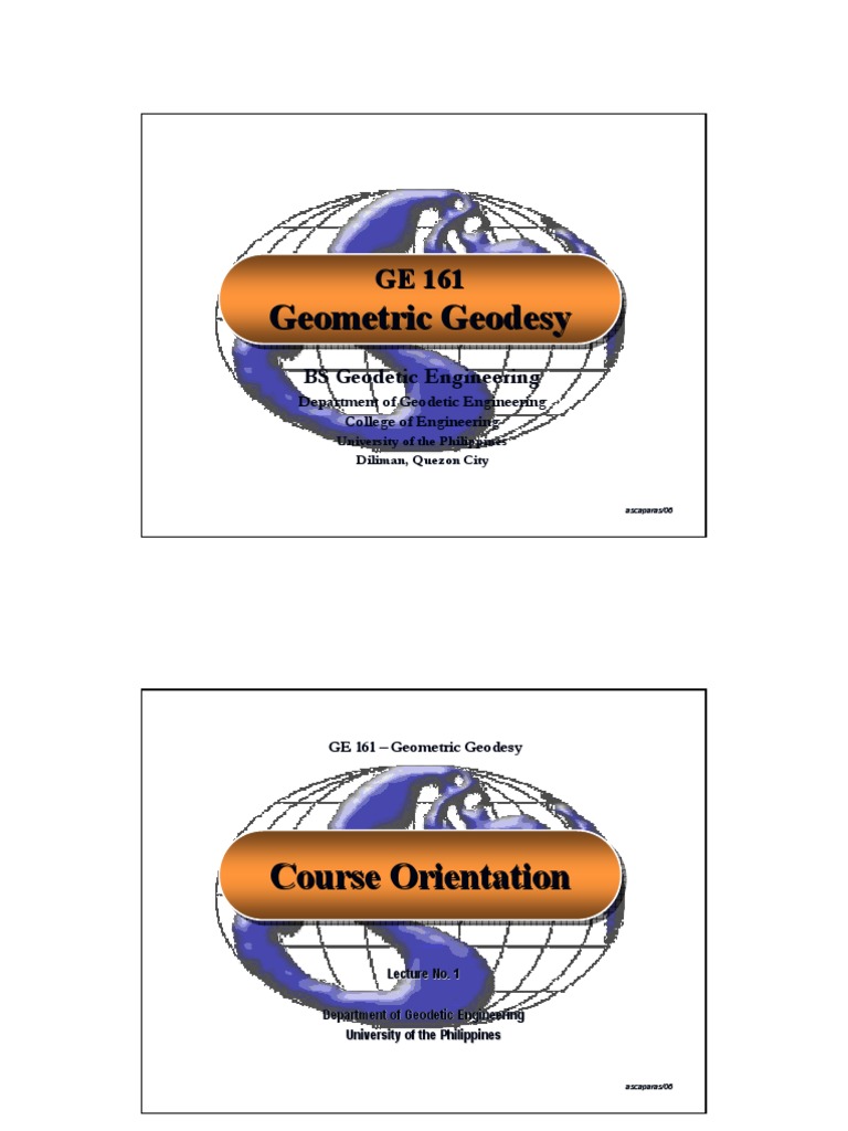 Geometric Geodesy Geometric Geodesy | Download Free PDF | Geodesy ...