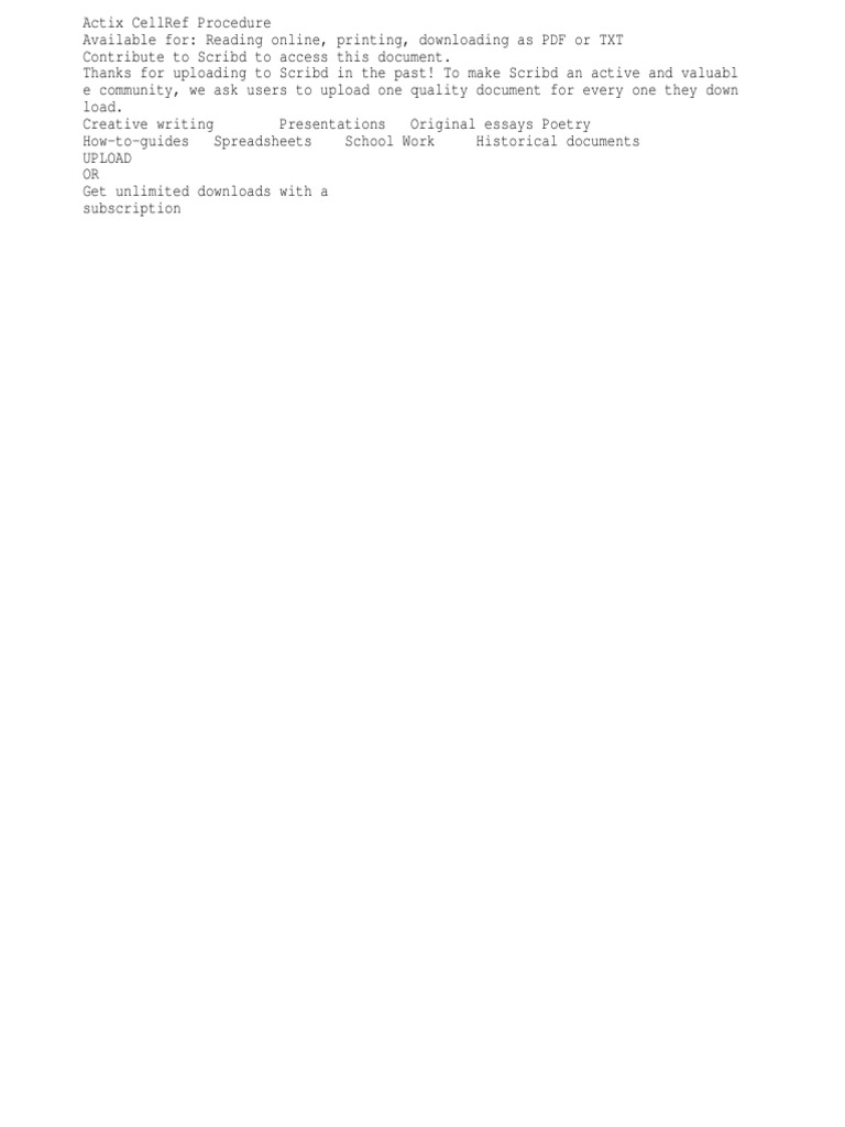 Actix Cell Ref | PDF | Scribd | Media Technology