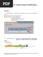 SAP QM - Dynamic Modification Rule | PDF