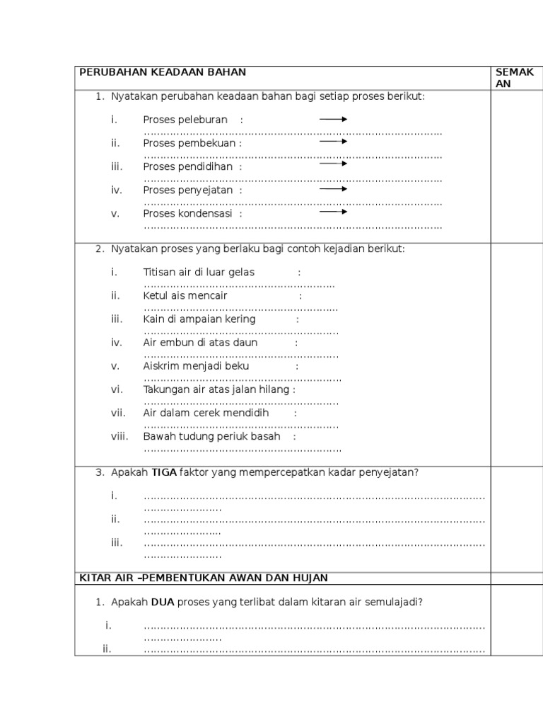 PERUBAHAN KEADAAN Jirim | PDF