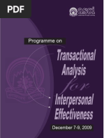 Transactional Analysis Handout | PDF | Mental Health | Cognitive Science