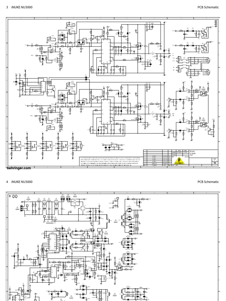 Behringer INuke NU3000 SCH | PDF | Professional Ethics | Sources