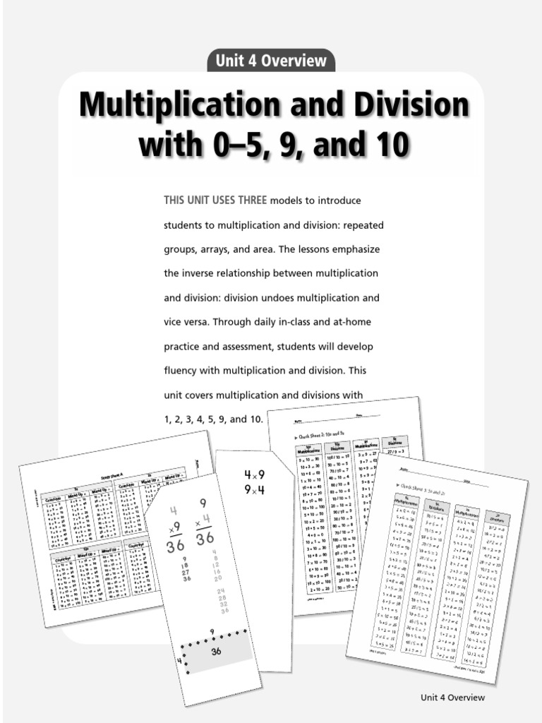 Multiplication and Division Basics 0-10 | PDF | Career & Growth ...