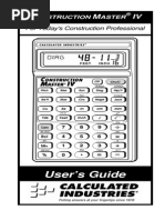 Scale Master Classic Manual | PDF | Measurement | Foot (Unit)