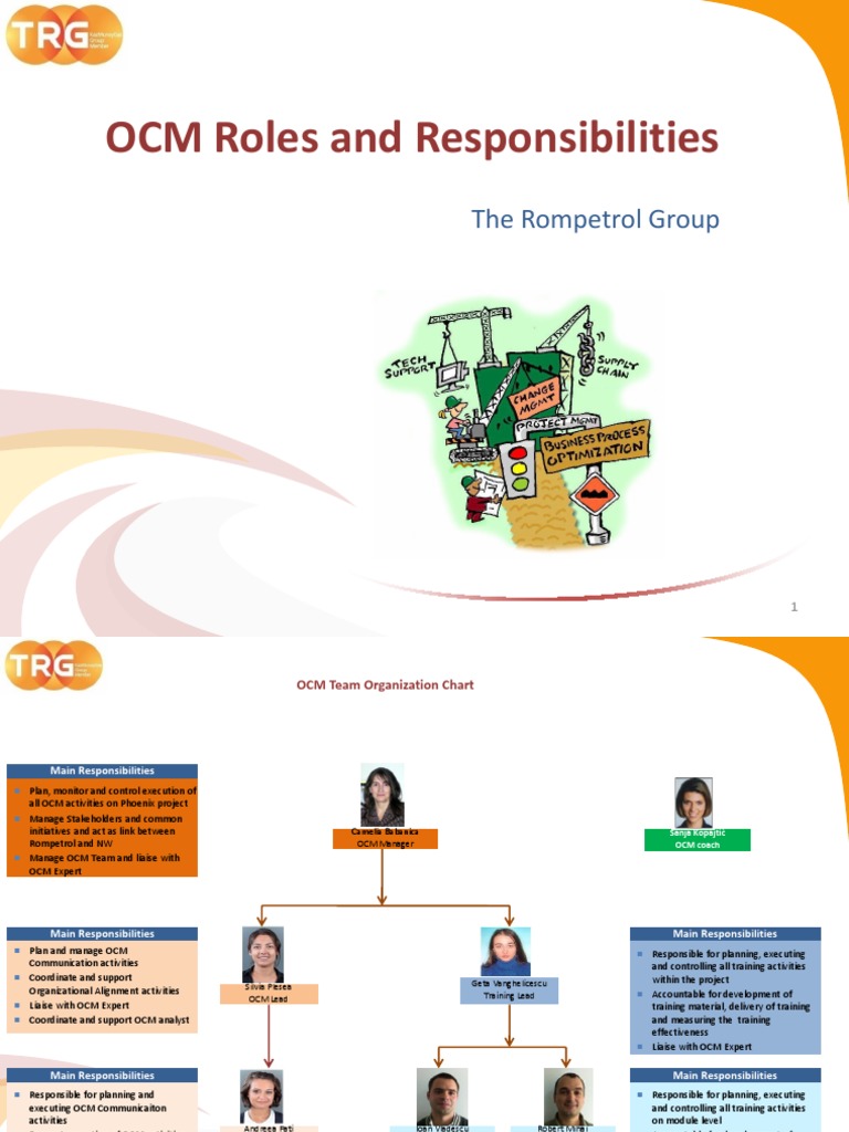 OCM Roles and Responsibilities | PDF | Project Management | Leadership