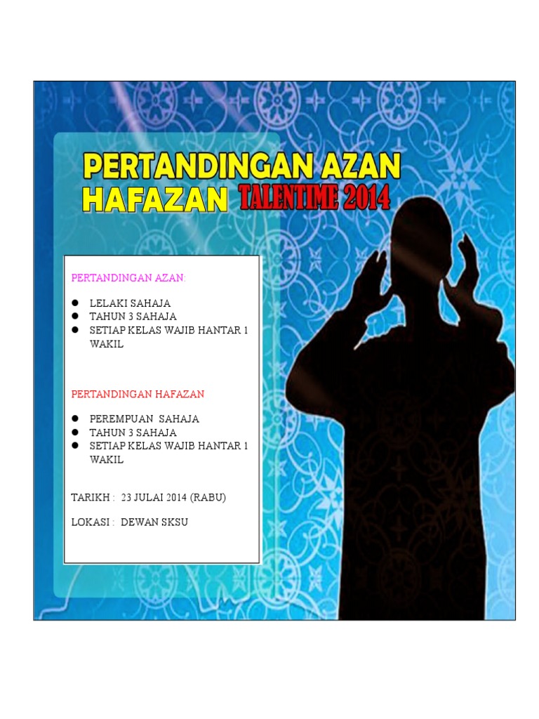 Poster Azan Siap | PDF