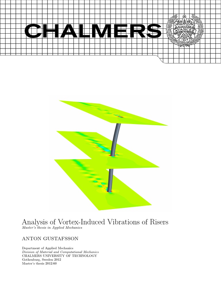 Analysis of Vortex-Induced Vibrations of Risers | PDF | Boundary Layer ...