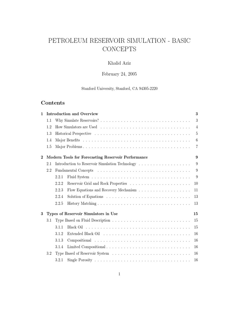 Petroleum Reservoir Simulation - Khalid Aziz | PDF | Petroleum Reservoir | System Of Linear ...