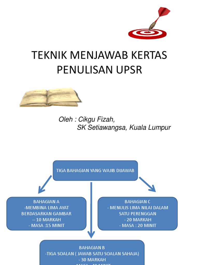 Teknik Menjawab Kertas Penulisan Upsr | PDF