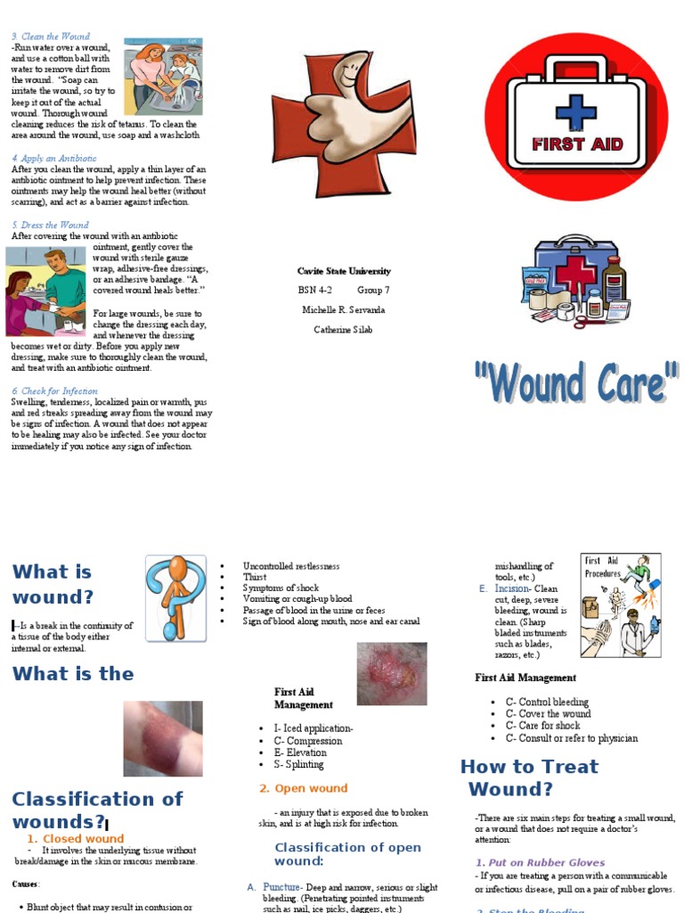 First Aid Pamphlet | PDF | Wound | Medical Specialties