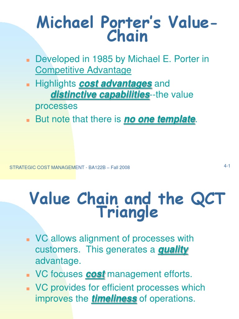 Value - Chain Michael Porter | PDF | Value Chain | Supply Chain