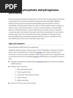 G6PD Deficiency: Foods to Avoid | PDF | Tofu | Soybean