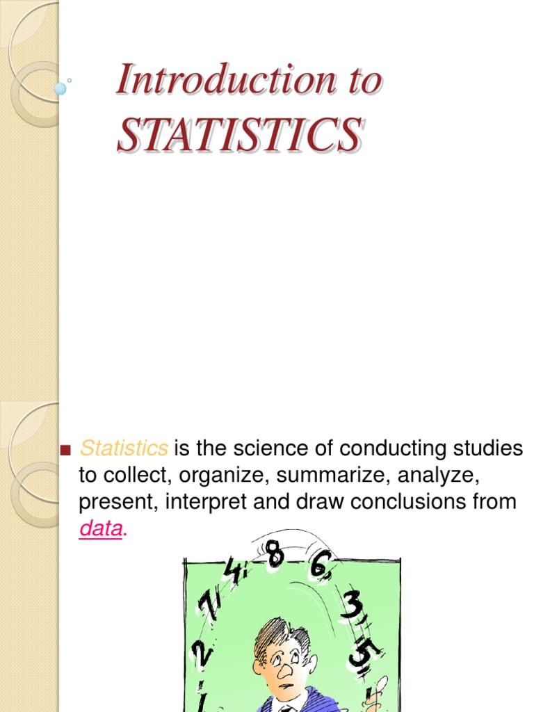 Introduction To STATISTICS-new | PDF | Level Of Measurement | Statistics
