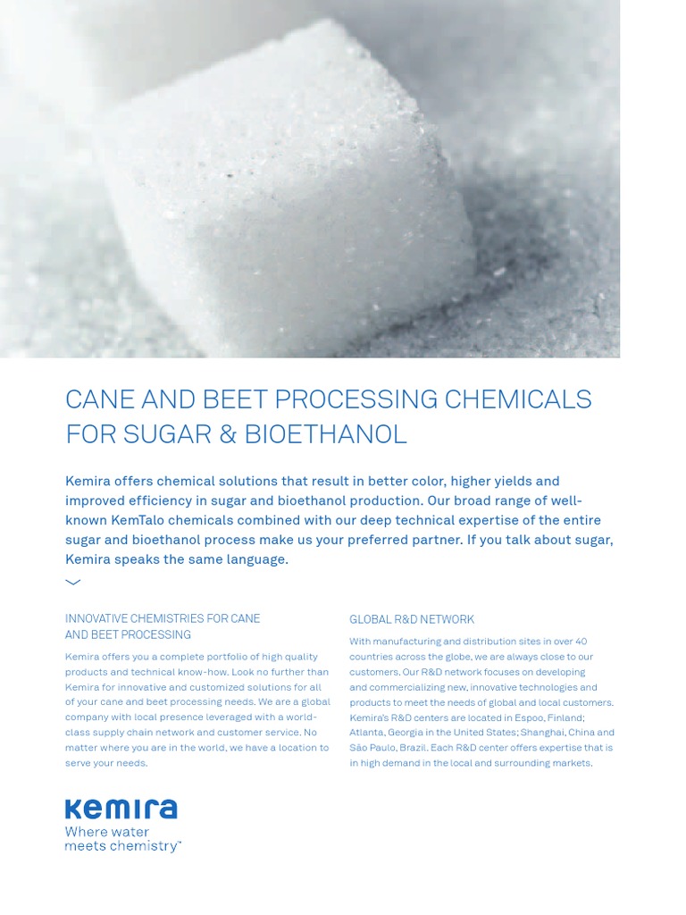 Kemtalo Sugar and Bioethanol Kemira | PDF | Chemical Substances | Chemistry