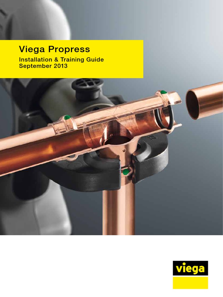 Viega Profipress Manual | PDF | Pipe (Fluid Conveyance) | Building ...