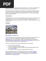 Understanding Sports: Definition & Types | PDF | Sports