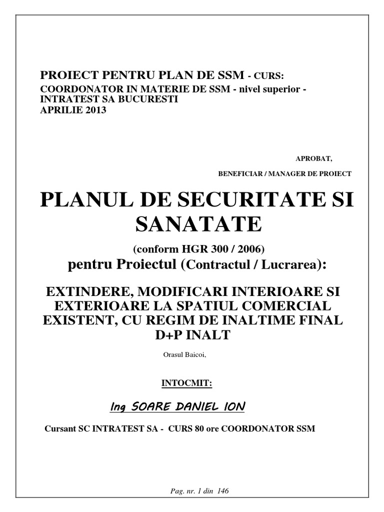 Proiect SSM | PDF