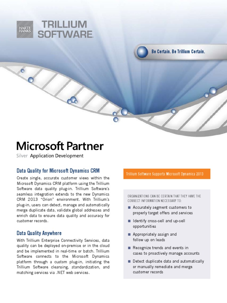 EC Microsoft DS v8 | PDF | Data Quality | Customer Relationship Management