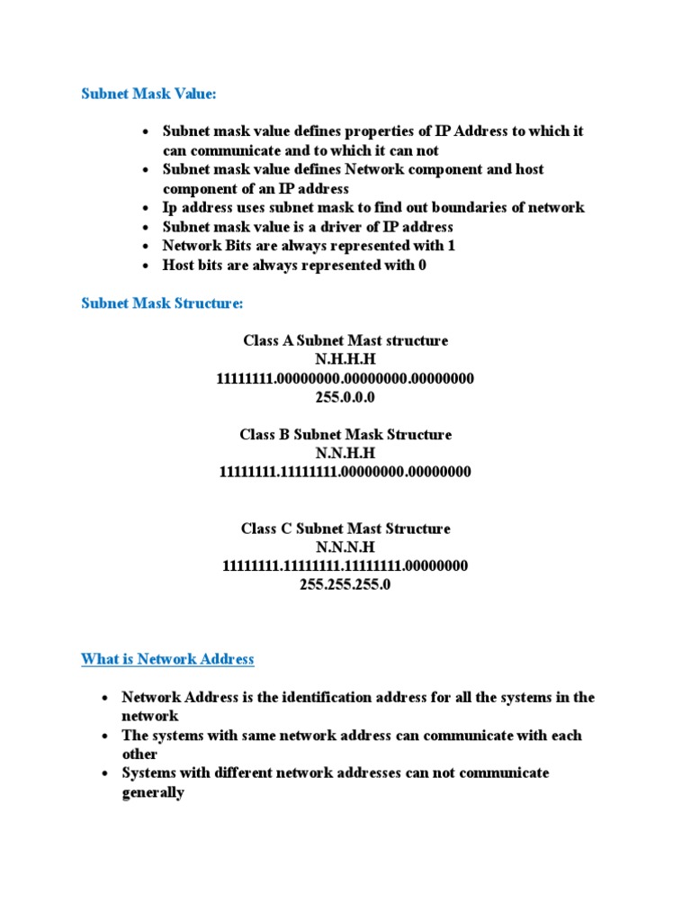 Subnetting Fundamentals and Techniques: Understanding IP Address Classes, Subnet Masks ...