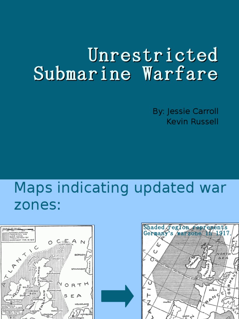 Unrestricted Submarine Warfare WWI | PDF | Submarines | Convoy