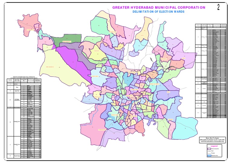 GHMC - Ward Wise Data and Map | PDF | Compétition automobile | Des sports
