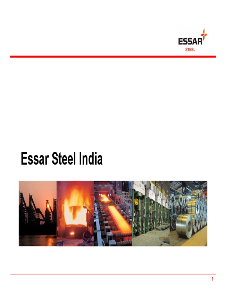 Essar Steel India Essar Steel India | PDF | Industries | Nature