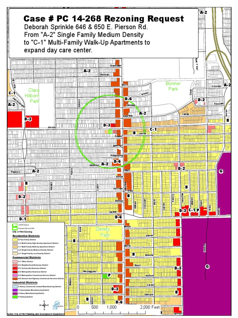 Flint Zoning Case PC 14-268 Summary | PDF