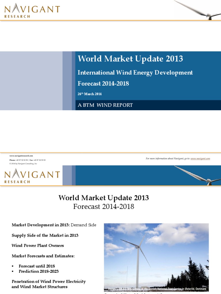 Wmu 2013 - PPT - Final | PDF | Offshore Wind Power | Wind Power