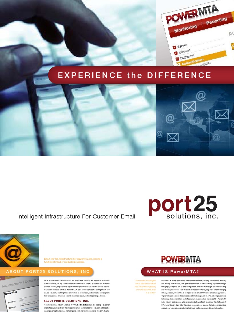 PowerMTA Brochure | PDF | Application Programming Interface | Computer Networking