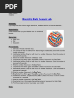 A Science Project Using Cold vs. Hot Tennis Balls - Sciencing PDF | PDF ...