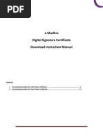 EMudhra ESign User Guide v1.2 | PDF | Authentication | Cyberspace