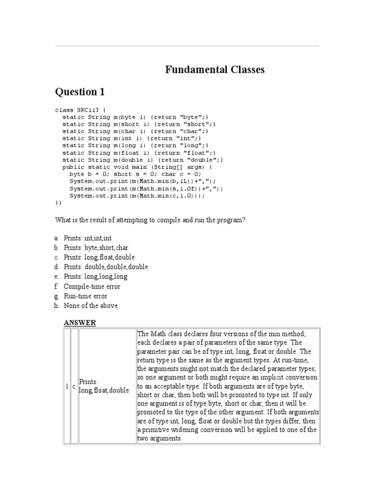 Fundamental Classes 5 | PDF | C (Programming Language) | Parameter (Computer Programming)