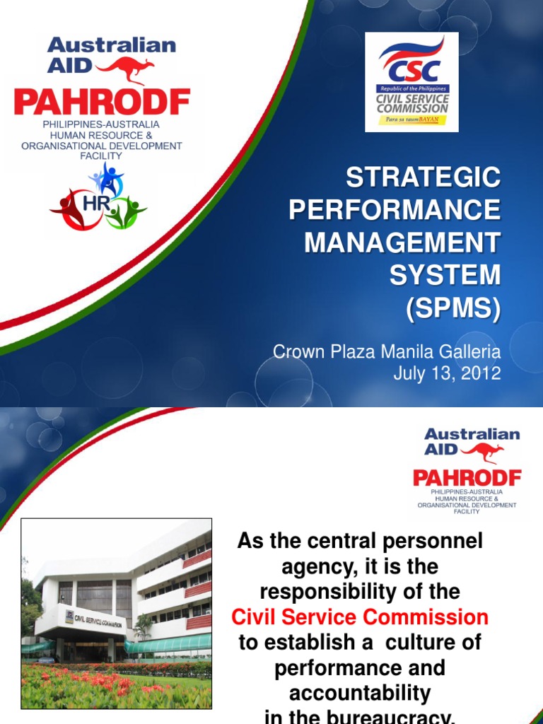 Presentation - Strategic Performance Management System - Jennifer ...