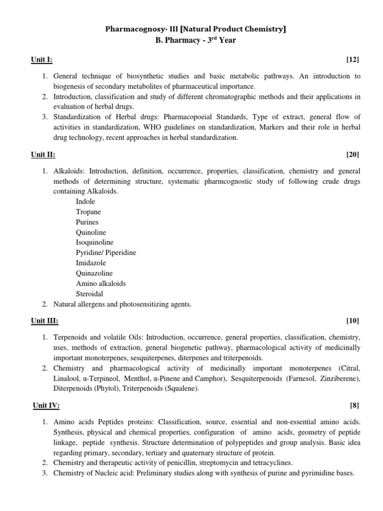 syllabus-for-pharmacognosy-iii-b-pharma-3-yr-alkaloid-peptide