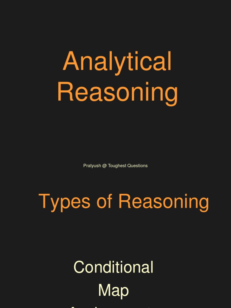 Analytical Reasoning | Physics & Mathematics | Mathematics