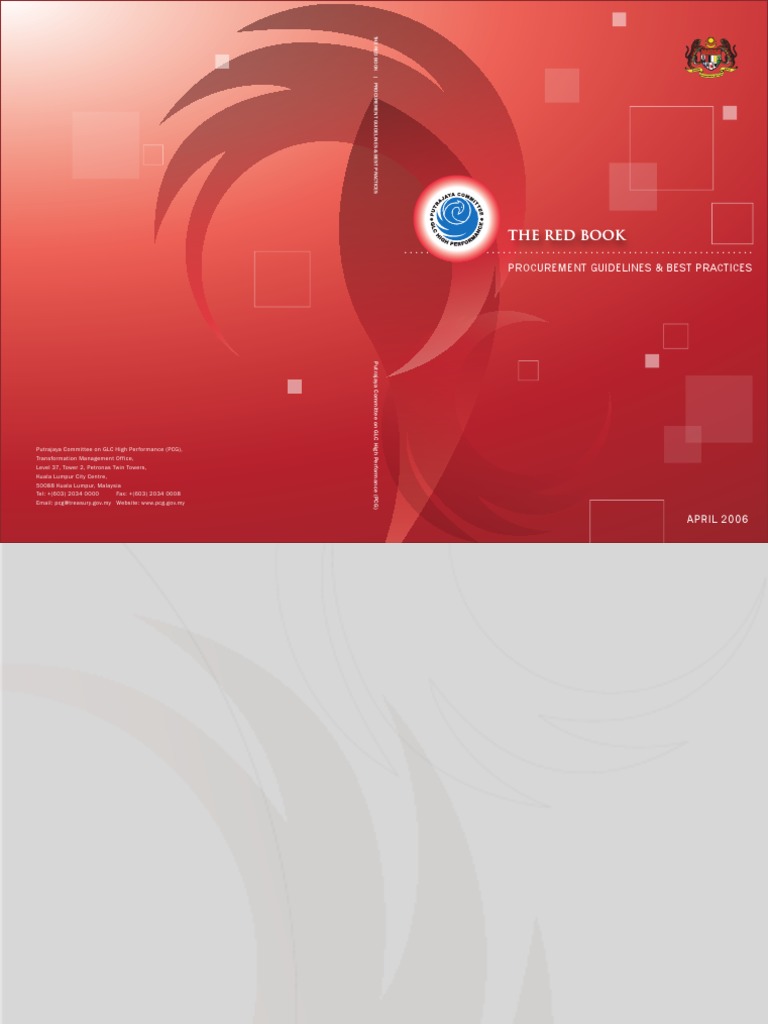 Red Book Procurement Guidelines 2006 | PDF | Computers