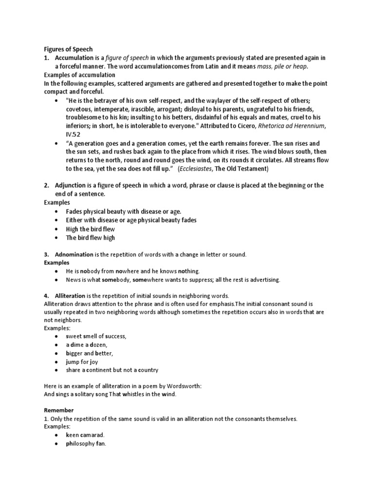 Figures of Speech | PDF | Irony | Poetic Devices