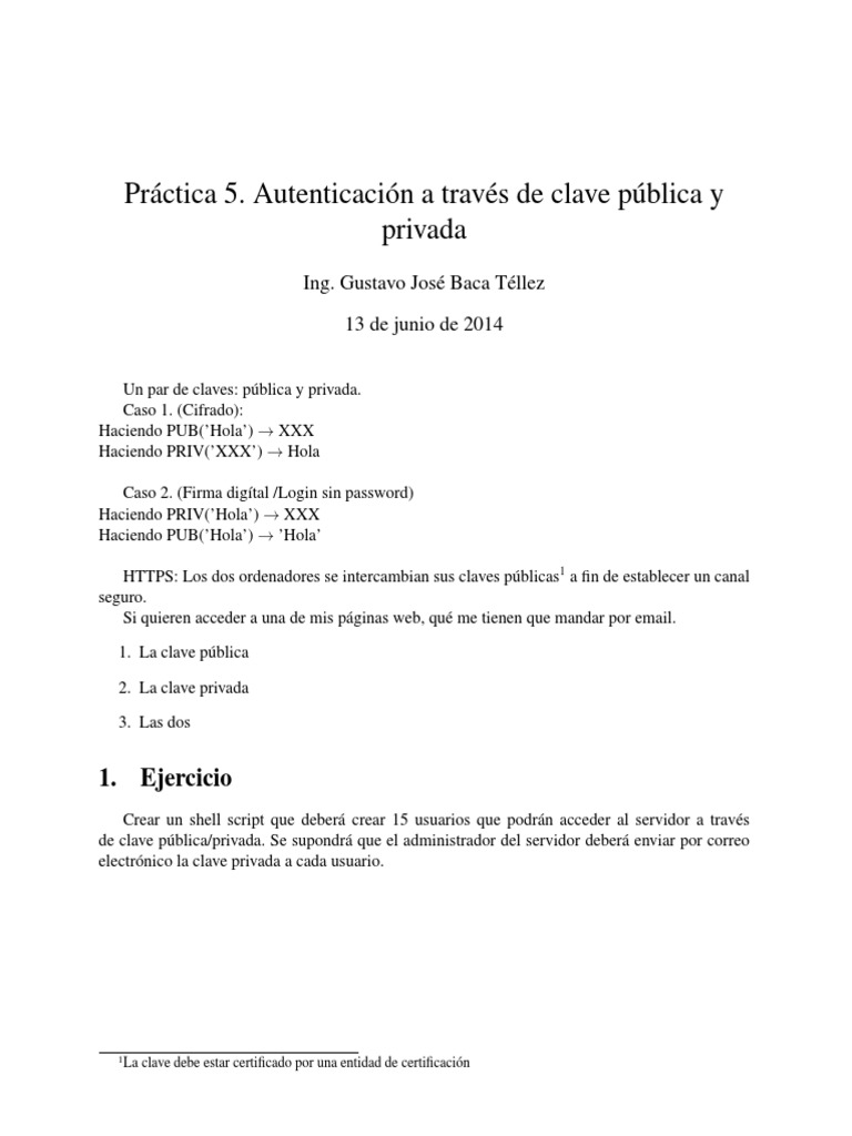 Clave Public A Clave Priva Da | PDF