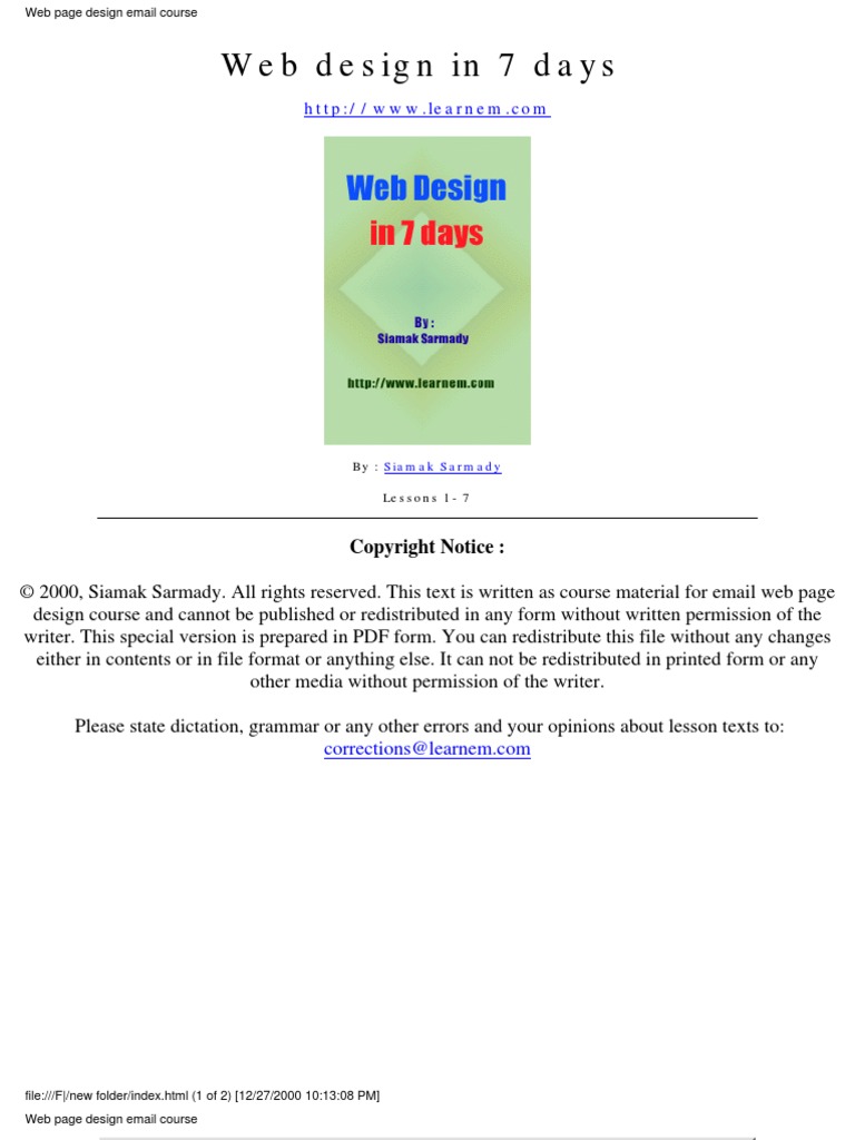 Web Design | PDF