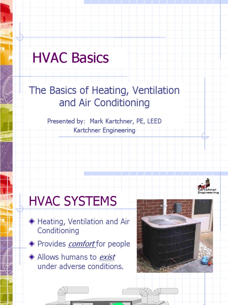 HVAC Basics - A | PDF | Hvac | Duct (Flow)