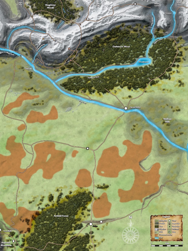 Pathfinder - (Acc) - Darkmoon Vale Map | PDF