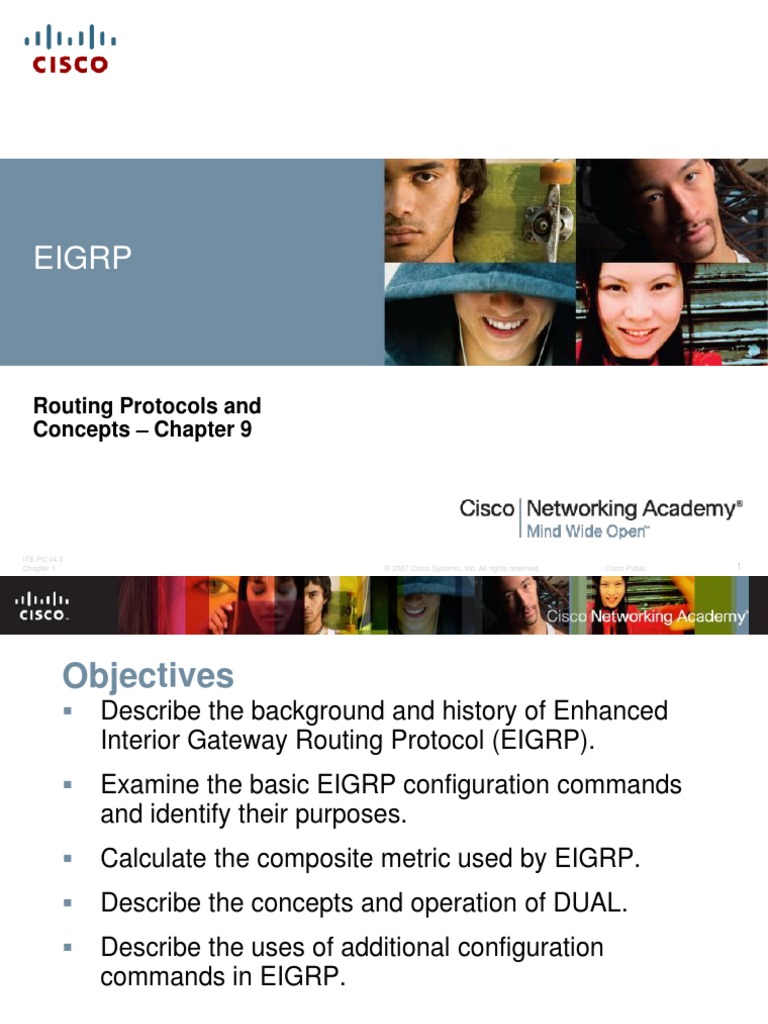 Eigrp: Routing Protocols and Concepts - Chapter 9 | PDF | Routing | Telecommunications Standards