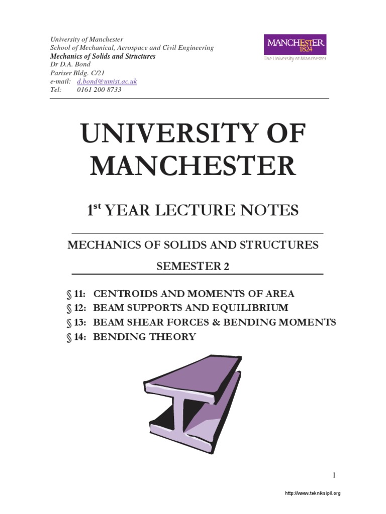 Centroids Moments of Inertia | PDF | Bending | Stress (Mechanics)