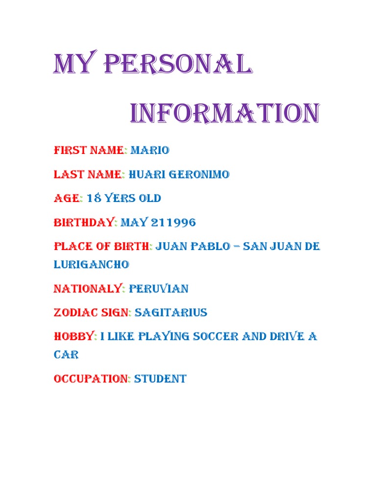 Biography of Mario Huari Geronimo | PDF