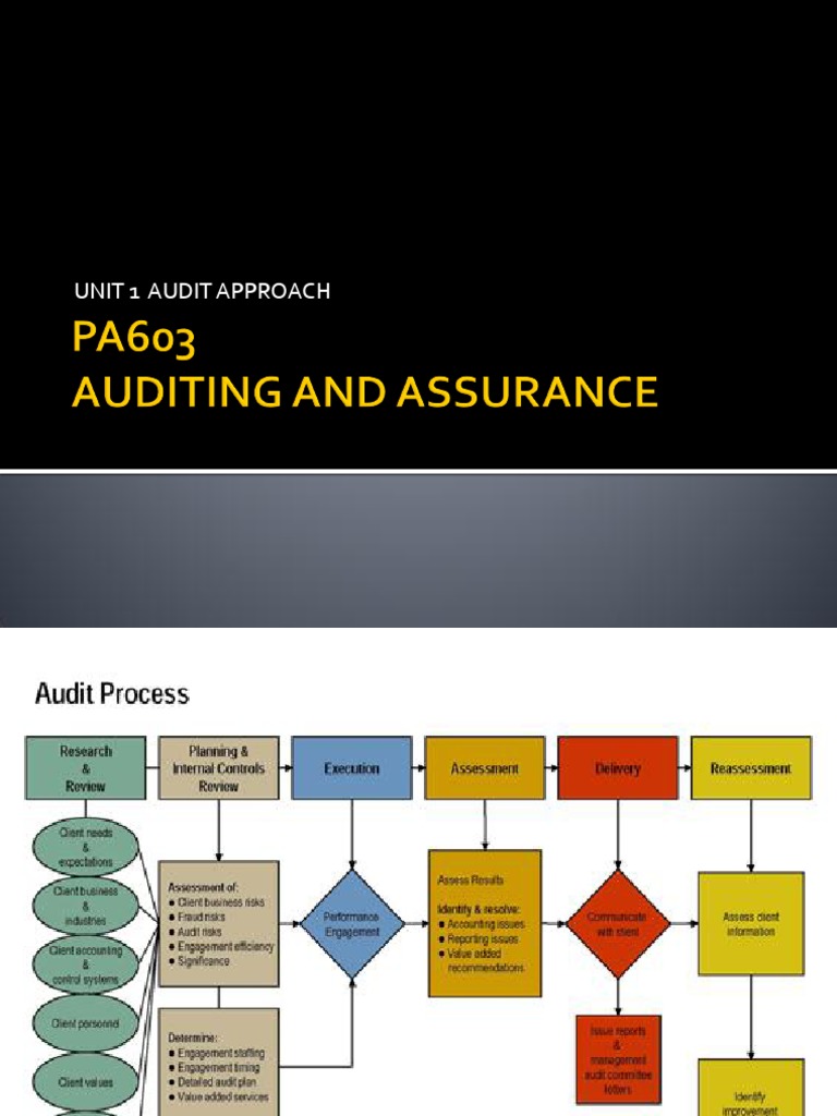 PA603 - Audit Approach | Download Free PDF | Financial Audit | Audit